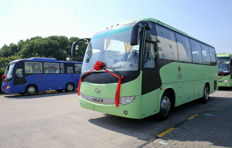 Higer bus departs! Chinese government aids Equatorial Guinea | Chinese ...